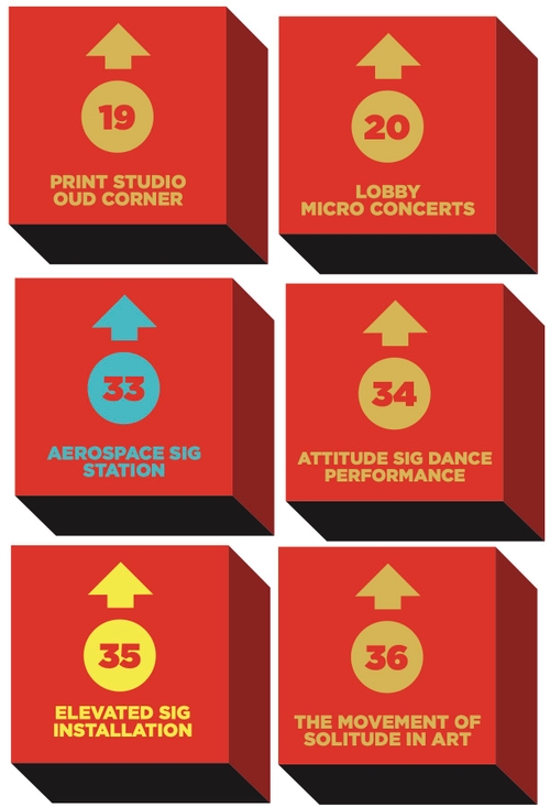 Open Studios Visual Wayfinding